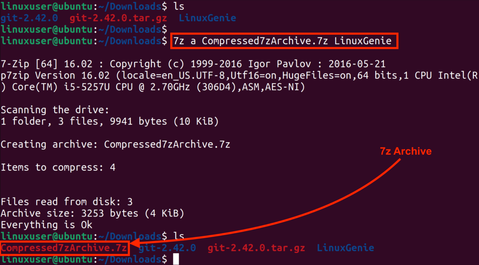 How to Compress a Folder to .7z Archive in Linux/Ubuntu? - Linux Genie