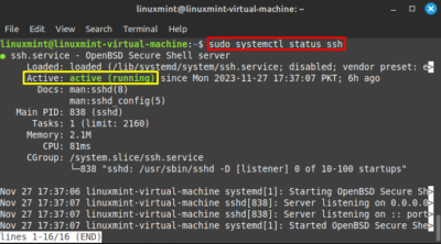 How to Enable SSH on Linux Mint - Linux Genie