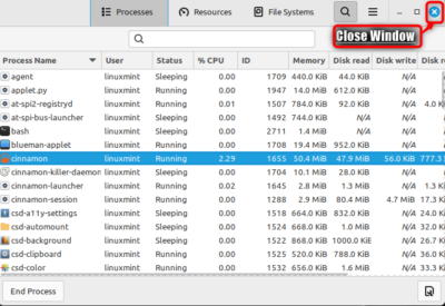 How to Use/Manage Task Manager on Linux Mint? - Linux Genie