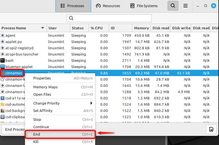 How to Use/Manage Task Manager on Linux Mint? - Linux Genie