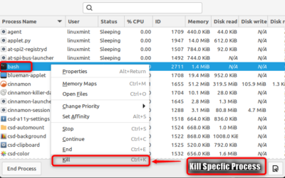 How to Use/Manage Task Manager on Linux Mint? - Linux Genie