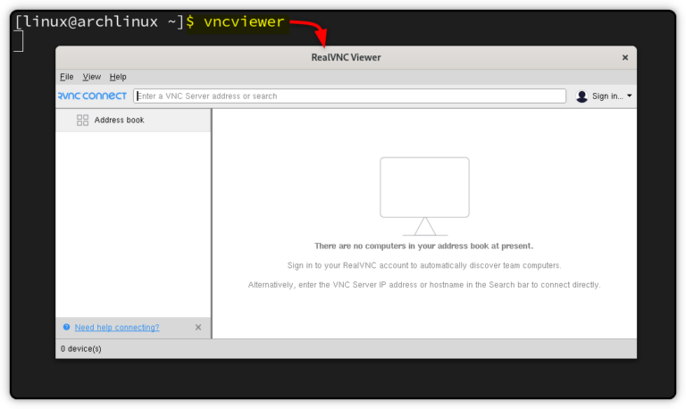 How to Download and Install RealVNC on Arch Linux? - Linux Genie