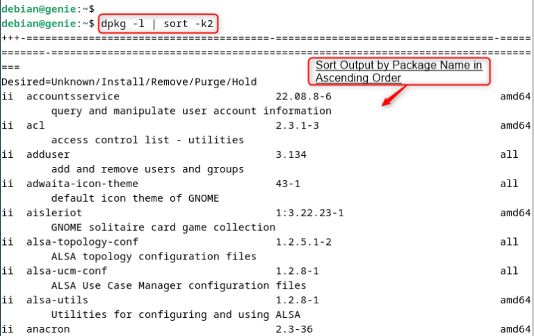 How to List Installed Packages on Debian 12? - Linux Genie