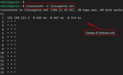 How to Install and Use Traceroute on Debian 12? - Linux Genie