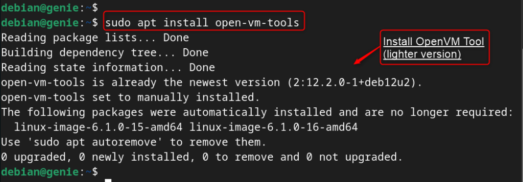 How to Install VMware Tools on Debian 12? - Linux Genie