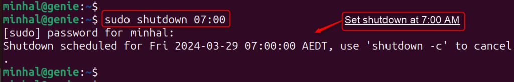 shutdown command in Linux - Linux Genie