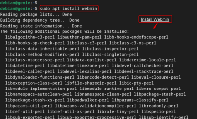 How To Install Webmin On Debian 12 Linux Genie