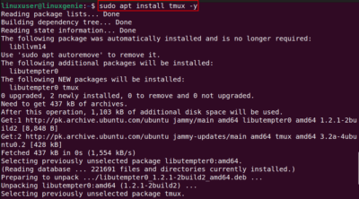 How to Install and Use tmux on Ubuntu - Linux Genie