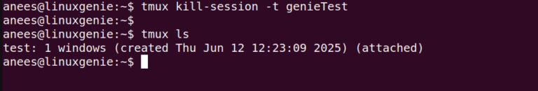 How to Install and Use tmux on Ubuntu - Linux Genie